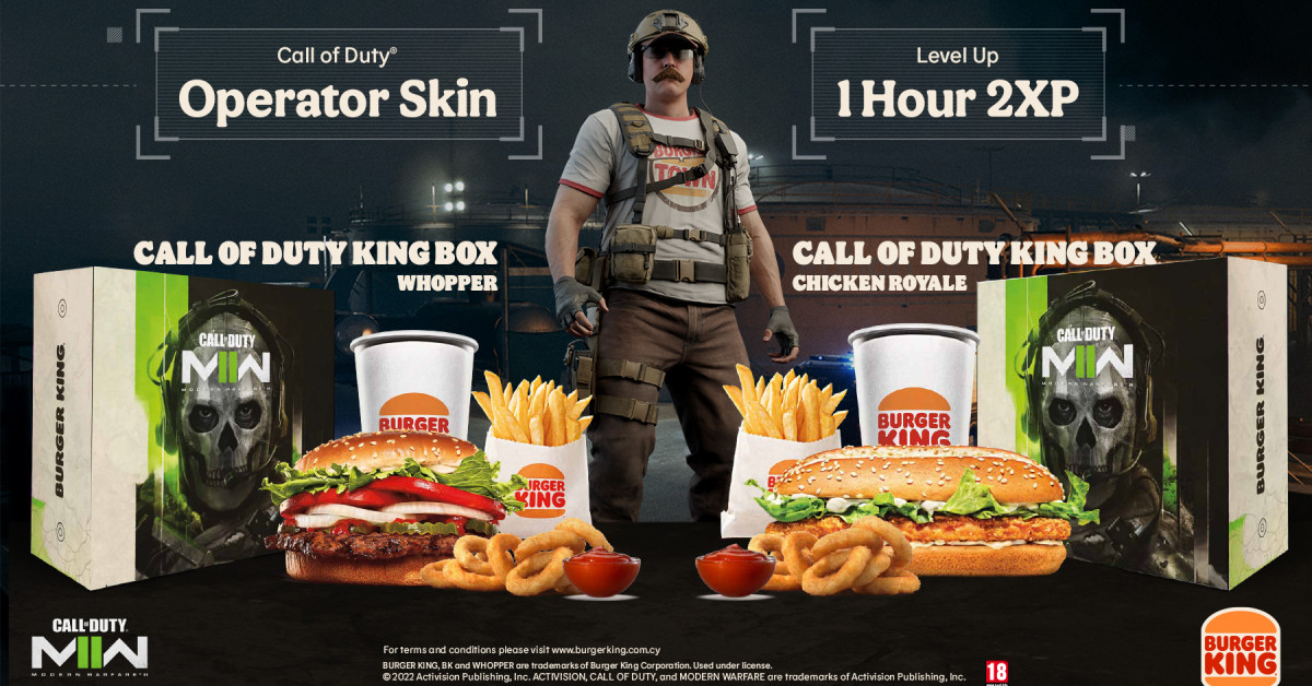 Τα Burger King και το Call of Duty λάνσαραν τα Call of Duty King Boxes ...