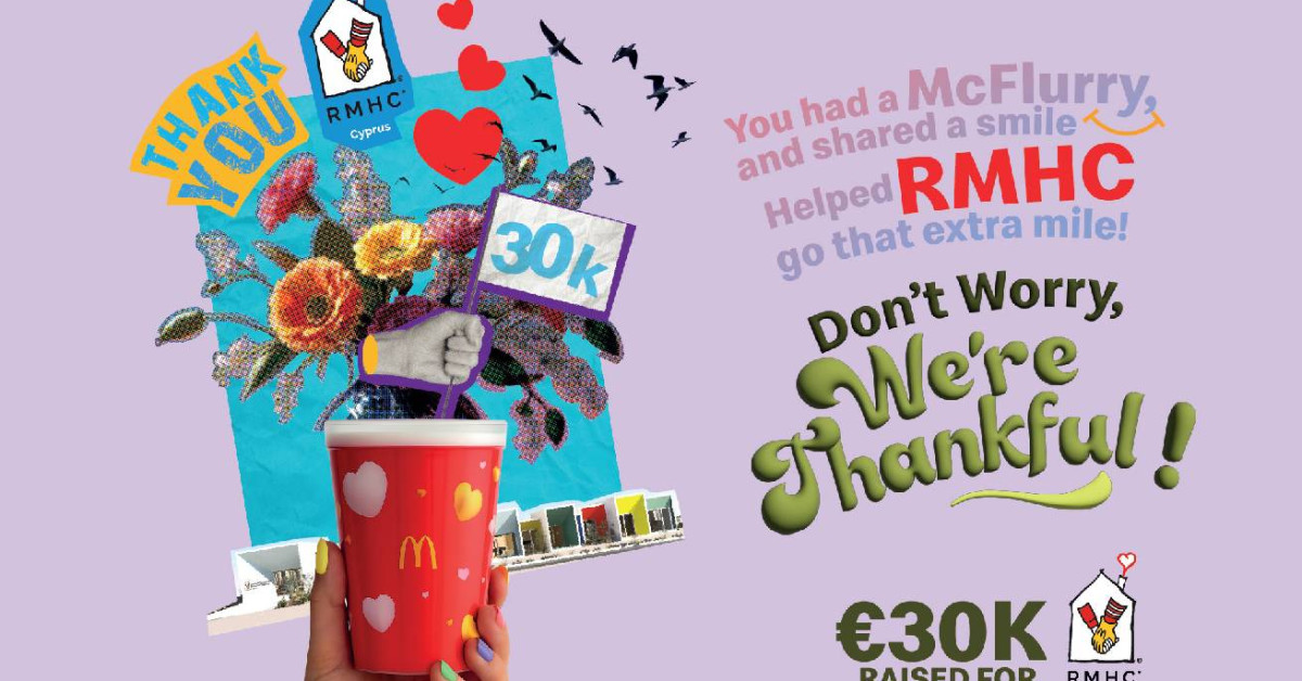 Η McDonald’s™ Κύπρου χάρισε χαμόγελα στο RMHC® Κύπρου… με τον πιο γλυκό ...